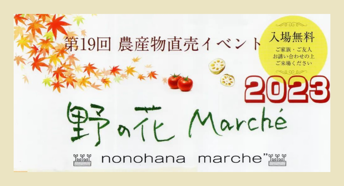11月5日野の花マルシェ開催｜宇城市イベント｜アンバサダーおすすめ ｜ 宇城市観光サイトUki trip（ウキトリップ）